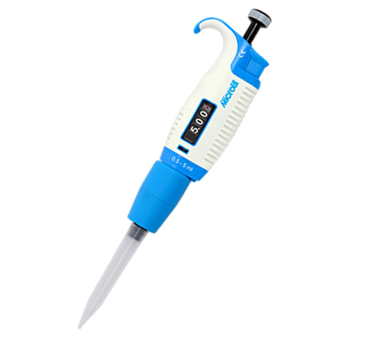 Adjustable volume pipettes rbo