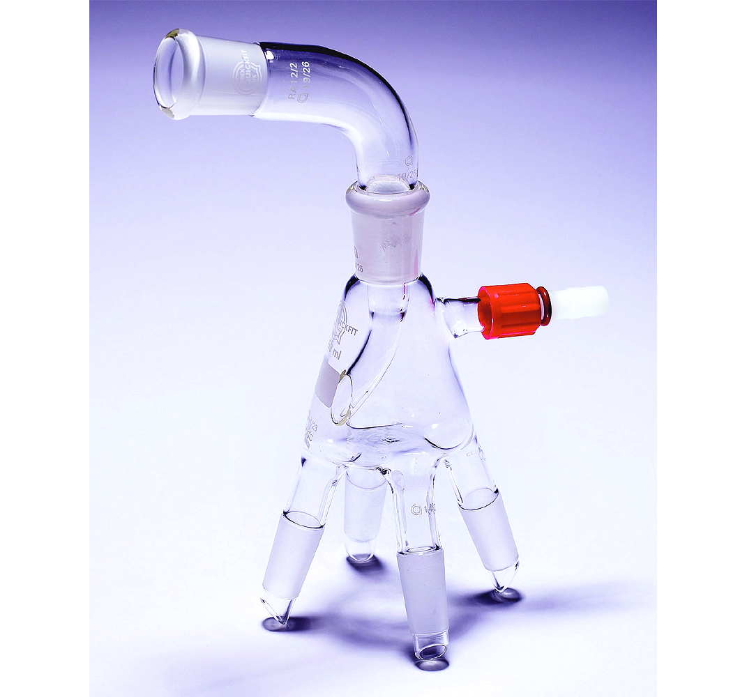 Adapter receiver vacuum flask connector