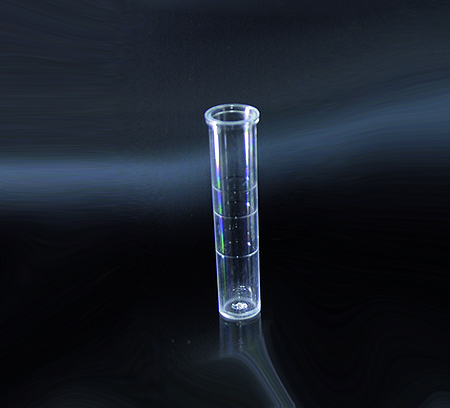 3 ml ps cylindrical tubes flat bottom