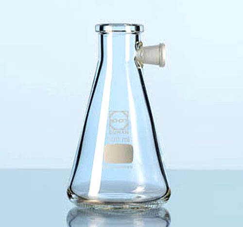 Filtering flask with side arm socket dr series