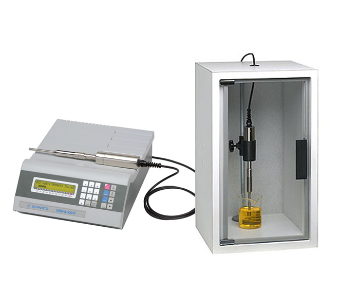 Sonicator 130 w 150 μl 150 ml with anti noise cabinet
