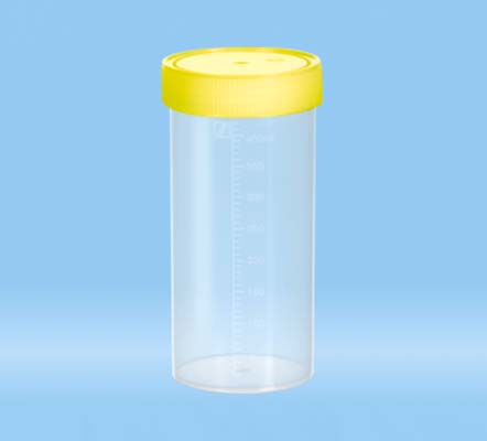 Sterile containers pp 500 ml with screw cap