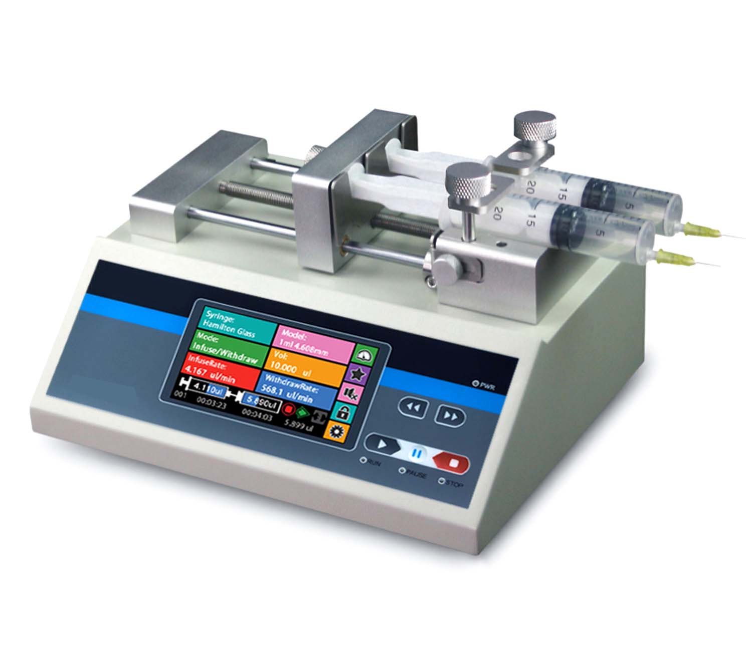 Syringe pump 2 channels