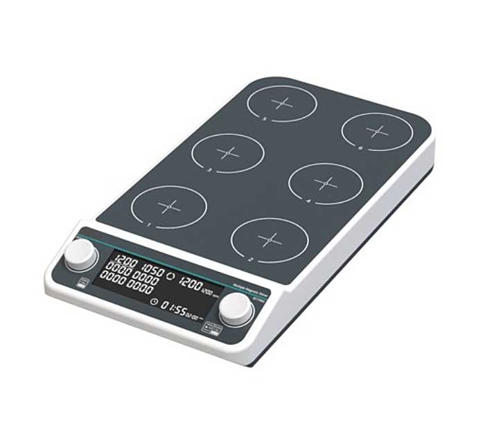 Multiple magnetic stirrer 6 stations