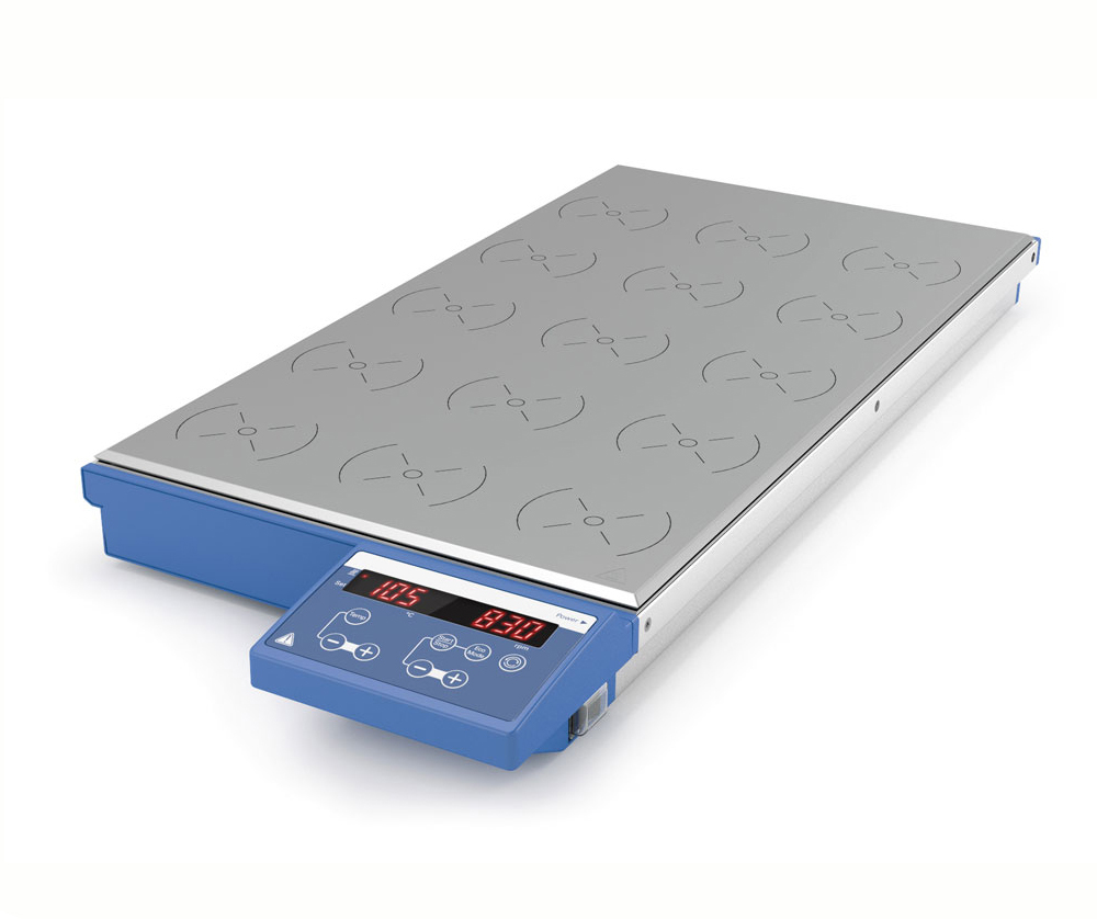 Agitatori magnetici multipli con piastra riscaldante