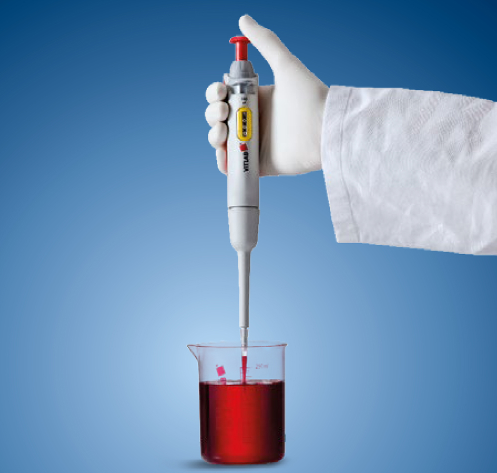 Adjustable volume pipettes vb