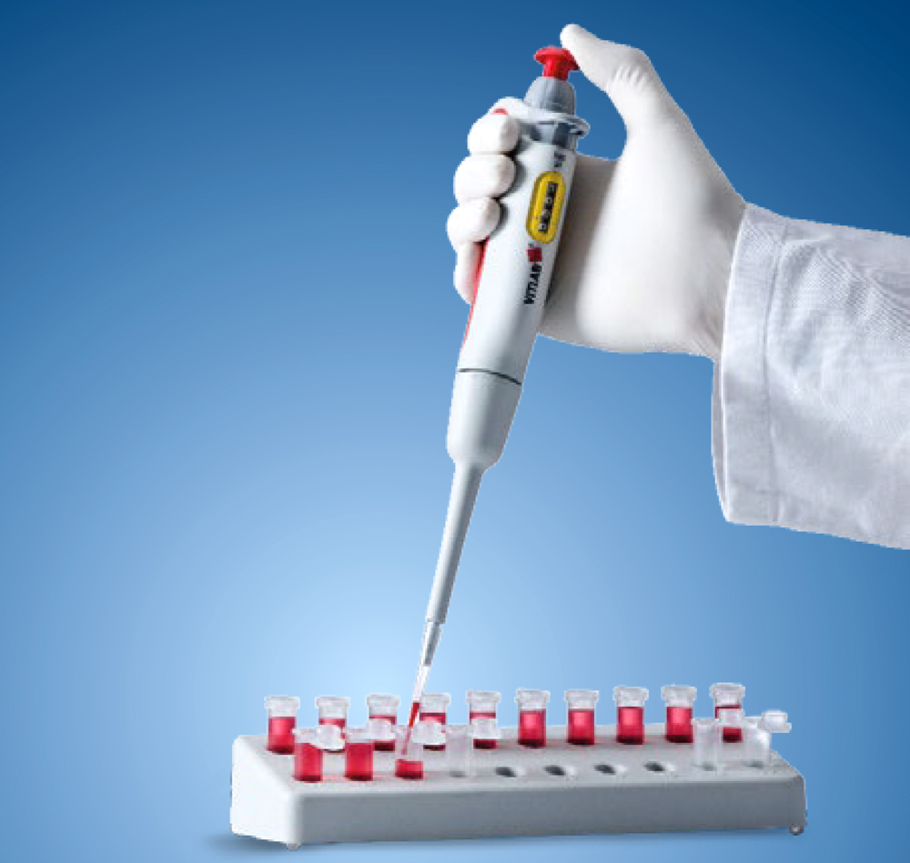 Adjustable volume pipettes vb