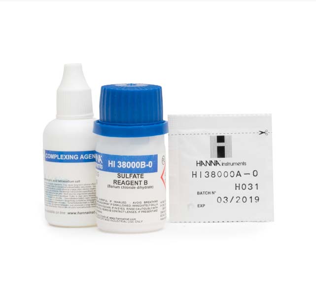 Sulfate test kit 20 100 mg l