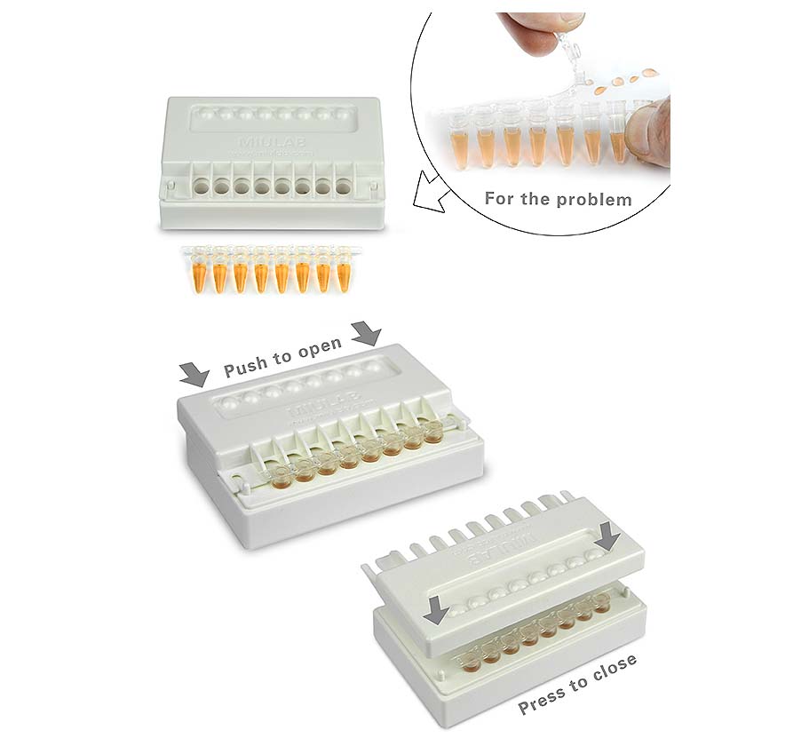 8 strip pcr tube tool
