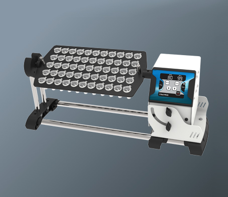 Digital tube plate rotator variable speed