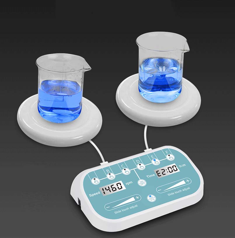 Multi point ultra thin magnetic stirrer