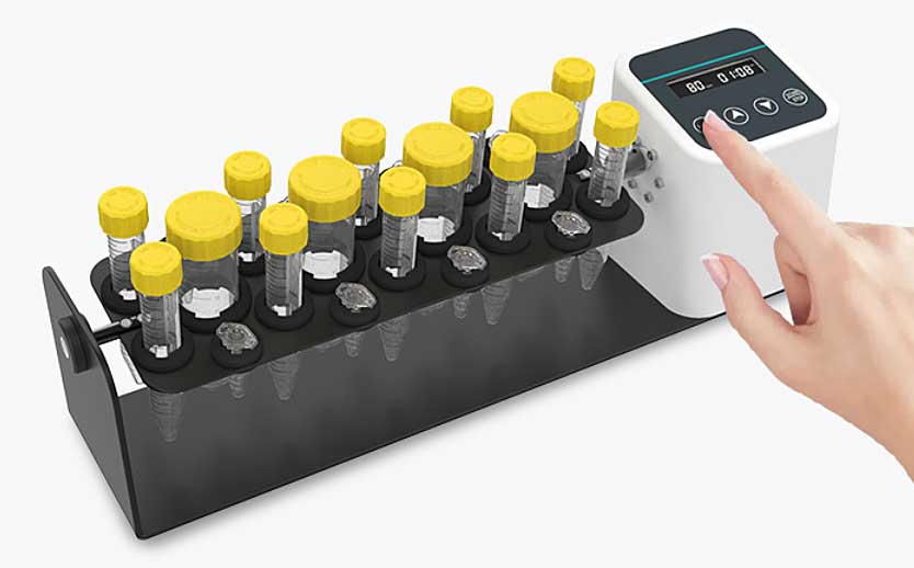 Test tube shaker mixer rotator digital